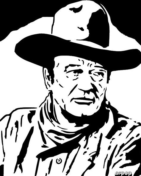 Free Scroll Saw Patterns By Arpop John Wayne Scroll Saw Pattern