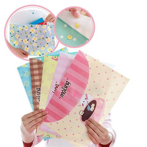 1pc Fresh Floral Filing Production Folder Multi Fu Grandado