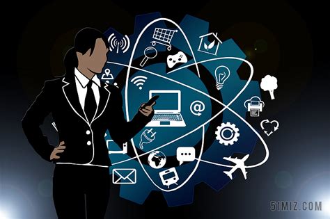互联网教育教学商务沟通互动广告图片免费下载 觅知网