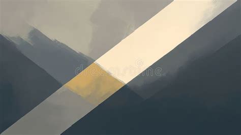 Abstract Geometric Artwork Featuring Intersecting Lines And Muted Colors Stock Illustration