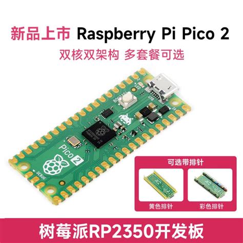 Raspberry Pi Raspberry Pi Pico 2 Rp2350 Dual Core Microcontroller