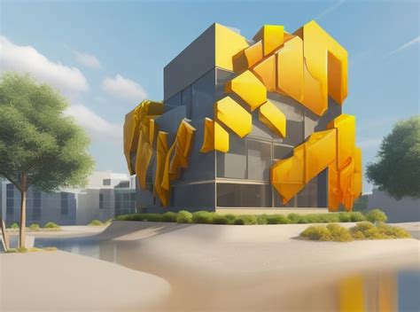 Premium Ai Image 3d Landscape Abstract Concept Data Visualization