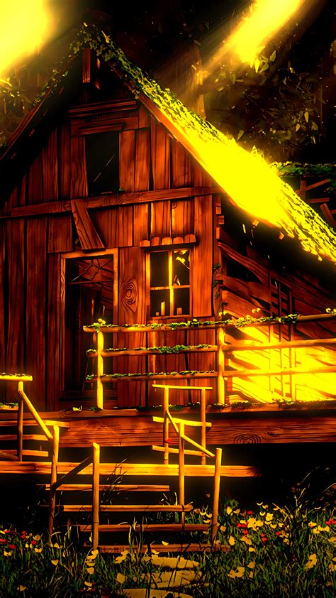 House In Forest Backiee