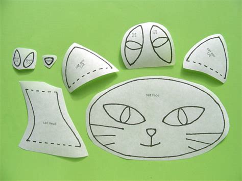 spooky a free cat applique pattern shiny happy world