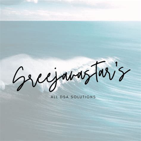 GitHub Sreejavastar DSA Final450 My Solution To All The 450 Problems Mentioned In The