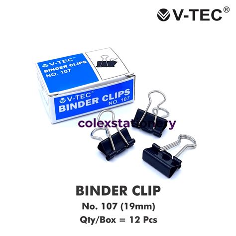 Jual Penjepit Kertas Binder Clip Ukuran No Perpack Shopee Indonesia