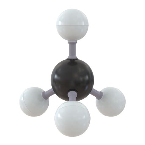D Model Methane Molecule