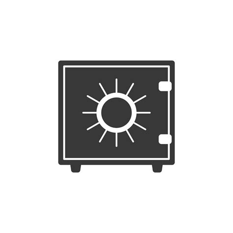 Safe Vector Icon Illustration Vector Art At Vecteezy