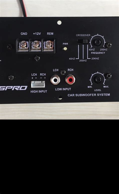 V DC Car Sub Woofer Amplifier W At In New Delhi ID
