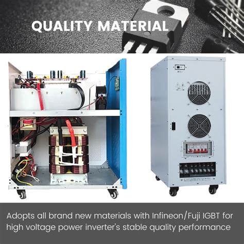 20kw Off Grid Solar Inverter 220vac 120vac Single Phase