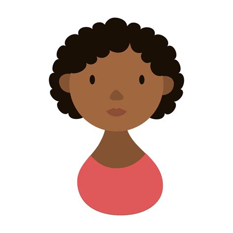 Afro Woman Character National Hispanic Heritage Flat Style Icon 2592785