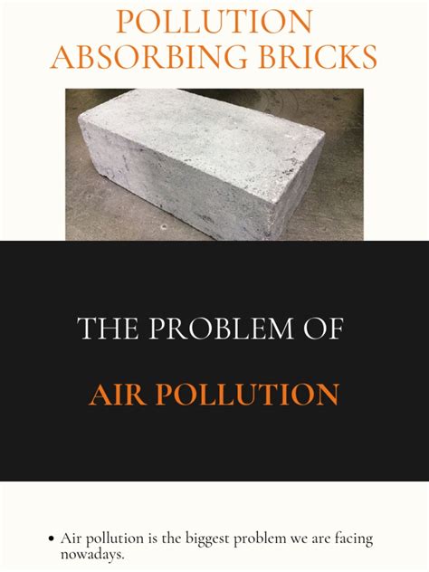 Pollution Absorbing Bricks Pdf Pdf Air Pollution Filtration