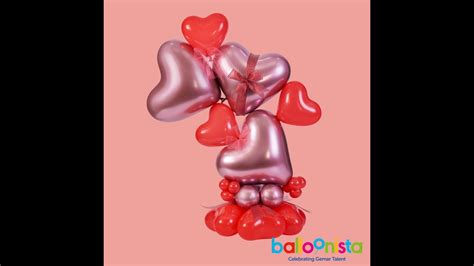 Как сделать украшение на День Святого Валентина из воздушных шаров Букет из шариков День