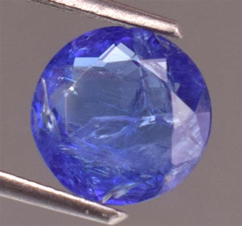 Natürlicher Tansanit AAA Farbe Ct zertifiziert rund Etsy