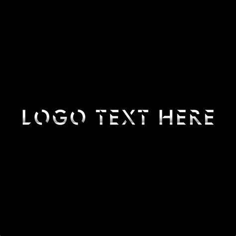 Industrial Technology Text Logo Logo Maker