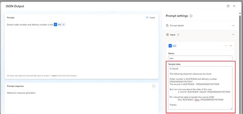 How To Use Json Output In A Prompt Power Platform Community