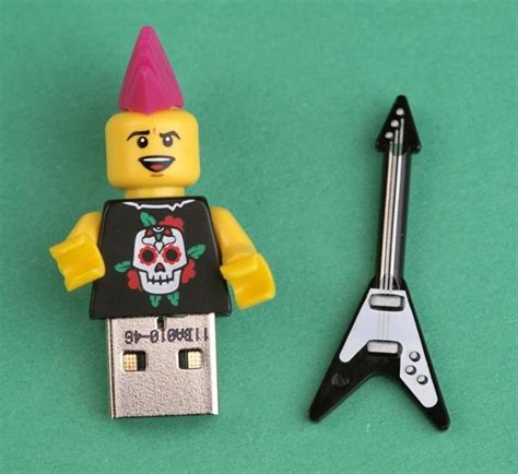 Lego Punk Minifigure Usb Memory Stick 4gb By Brickheads On Etsy