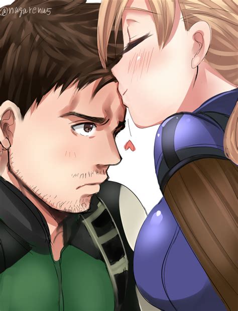 Chris Redfield And Jill Valentine Resident Evil And 1 More Drawn By