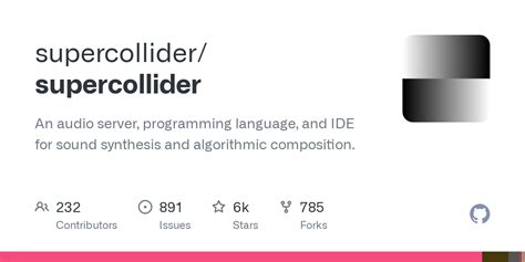 Github Supercollidersupercollider An Audio Server Programming