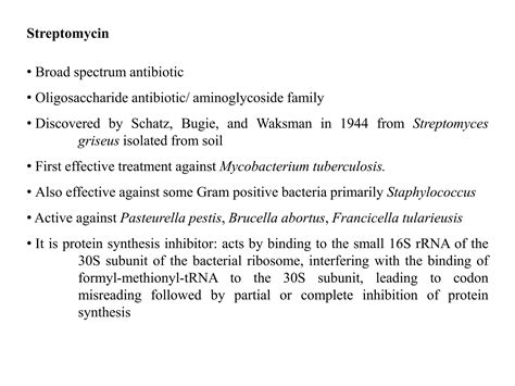 Streptomycin Pptx