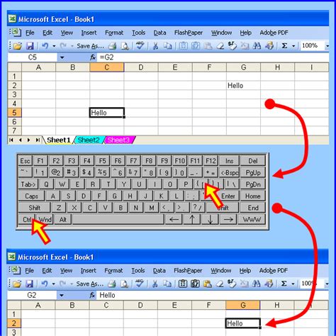 Going To The Precedent Cell With A Keyboard Shortcut King Of Excel