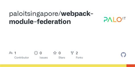 Github Paloitsingaporewebpack Module Federation
