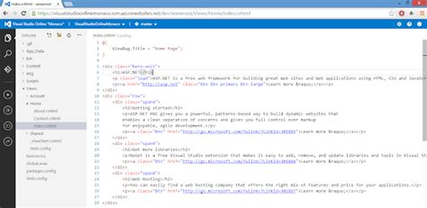 Visual Studio Online Monaco Code Editor Walk Through Part
