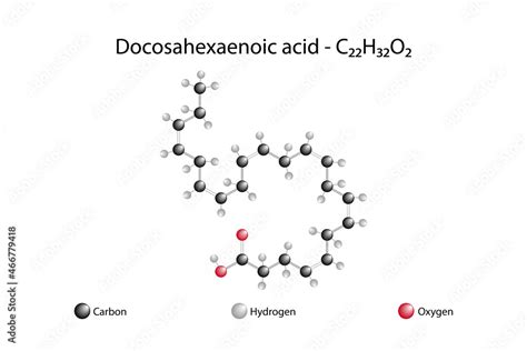Molecular Formula Of Docosahexaenoic Acid Docosahexaenoic Acid Is An