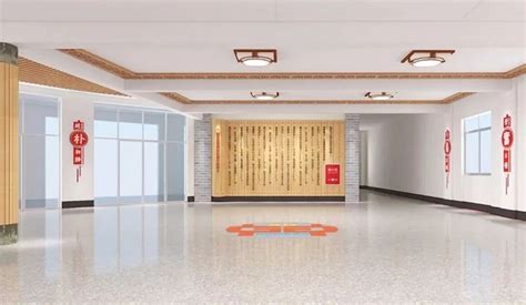郑州校园文化建设中大厅设计是这样的