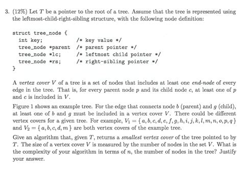 Solved 3 12 Let T Be A Pointer To The Root Of A Tree