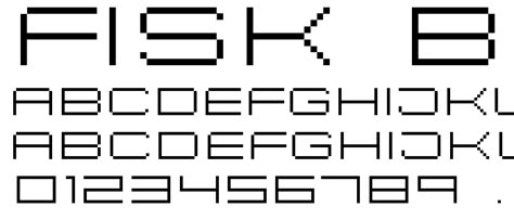 Fisk Bitmap Nr2 Font Bitmap Pixel Bitmap Pickafont