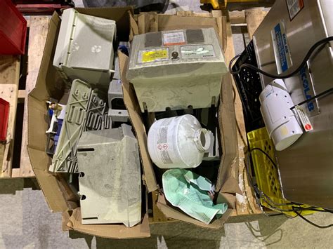 Pallet Of Ecolab Scls Commercial Laundry Dispensing System With Some