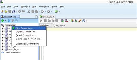 How To Create Connections In Oracle Sql Developer Explore Informatica