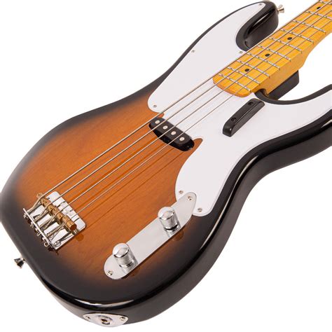 Vintage V51 Reissued Bass Guitar ~ Two Tone Sunburst Vintageguitarsrus