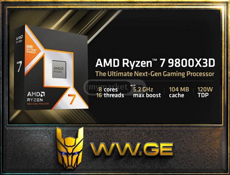 Amd Ryzen 7 9800x3d 8 Core 16 Thread Desktop Processor მეორადი და