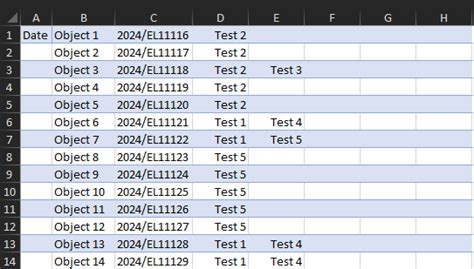Excel Paste Cell Values Into Colored Cells In Table Then Delete