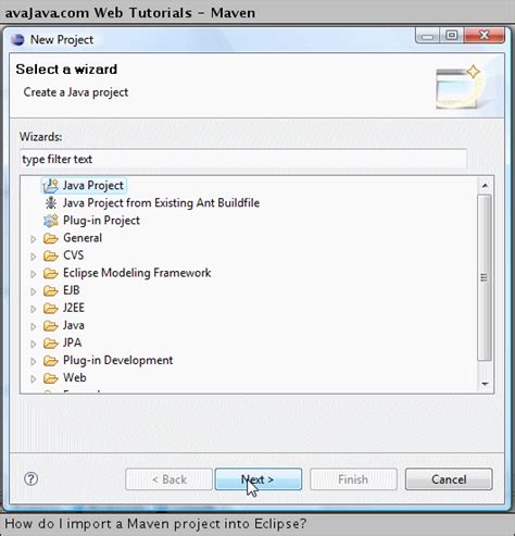 How Do I Import A Maven Project Into Eclipse Web Tutorials