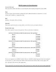 Company Law Exam Guide Format Topics And Tips Course Hero