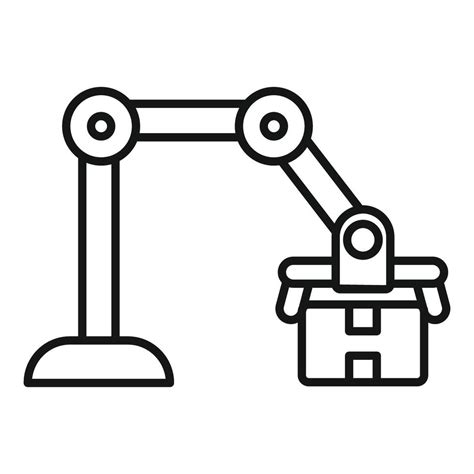 Robotic Arm Lifting Box In Automated Warehouse Logistics 55591511