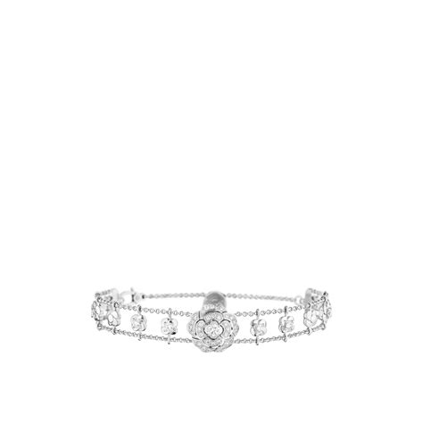 Чокер Bouton de Camélia Белое золото - J12063 | CHANEL
