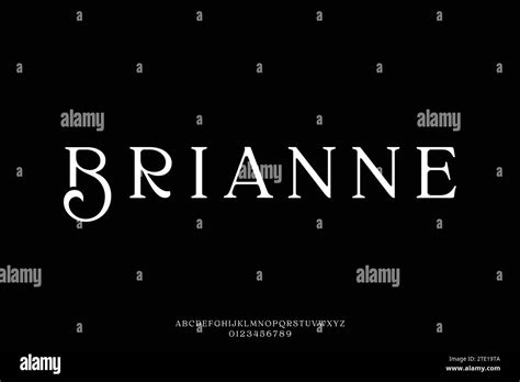 Elegant Vintage Soft Edge Alphabet Display Font Vector Beautiful