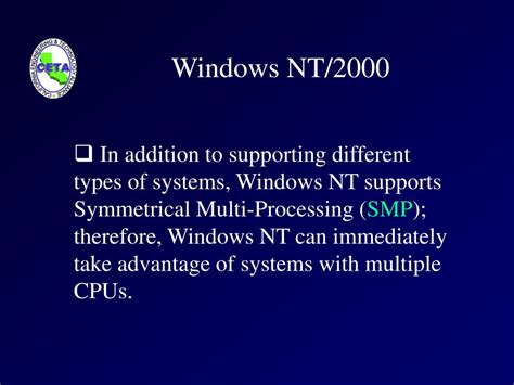 PPT Windows NT 2000 PowerPoint Presentation Free Download ID 15724