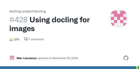 using docling for images · docling project docling · discussion 428