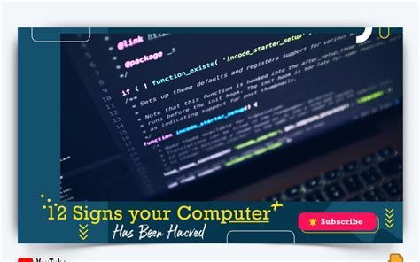 Computer Tricks And Hacking Youtube Thumbnail Design