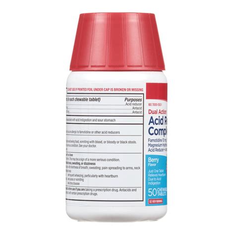 Leader Acid Reducer Complete Dual Action Berry Flavor Chewable