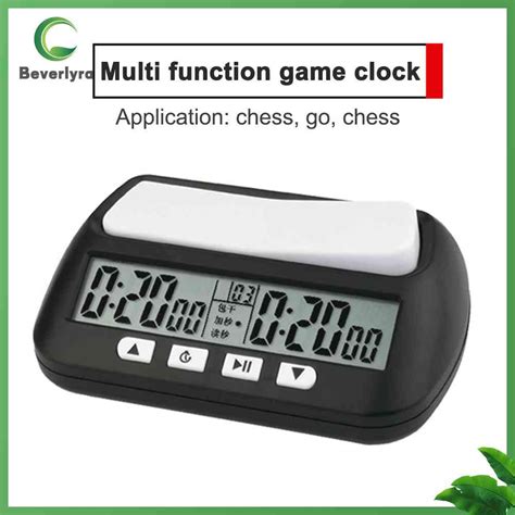 Bv Digital Chess Clock Battery Powered Board Game Countdown Timer Ts