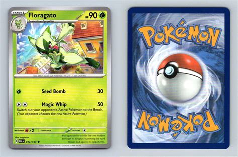 Floragato 14 Sv Paldea Evolved Uncommon Pokemon 2023 Tcg Card