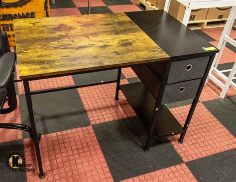 Newly Assembled Homidec Desk W Fabric Drawers