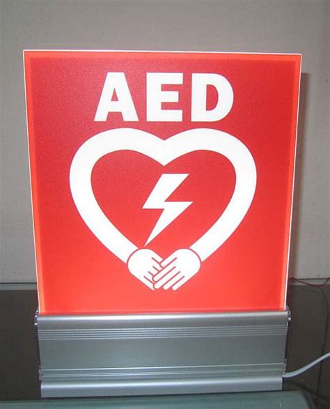 推薦 高雄標示燈 Led標示燈 自動體外 心臟除顫器 標示牌 Aed指示牌 雙語標示燈 來圖訂製 宏錡國際~led標示燈 壓克力標示牌