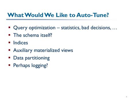Ppt Self Tuning Database Systems Powerpoint Presentation Free